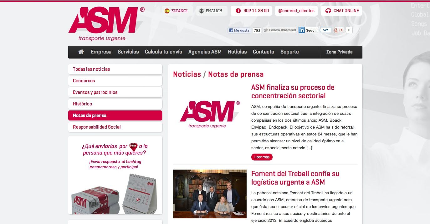 La dirección de ASM informa que el ERE planteado se encuentra en período de consultas