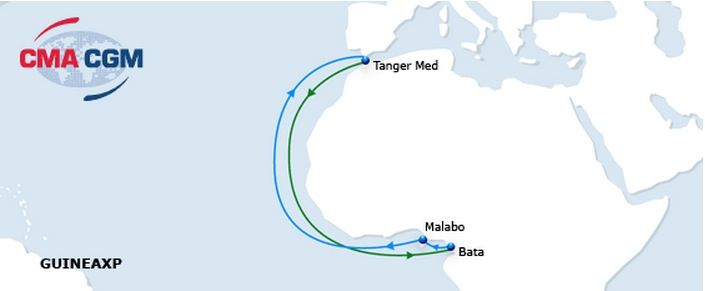 Nuevo servicio “Ecuatorial Guinea Express” de CMA CGM